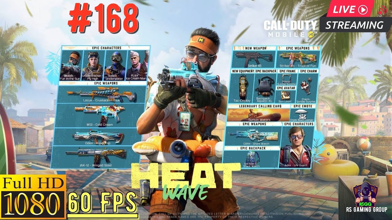 #CODM is live! Camper Noob Vs Pro Players #168 | Season 7: Heat Wave ...