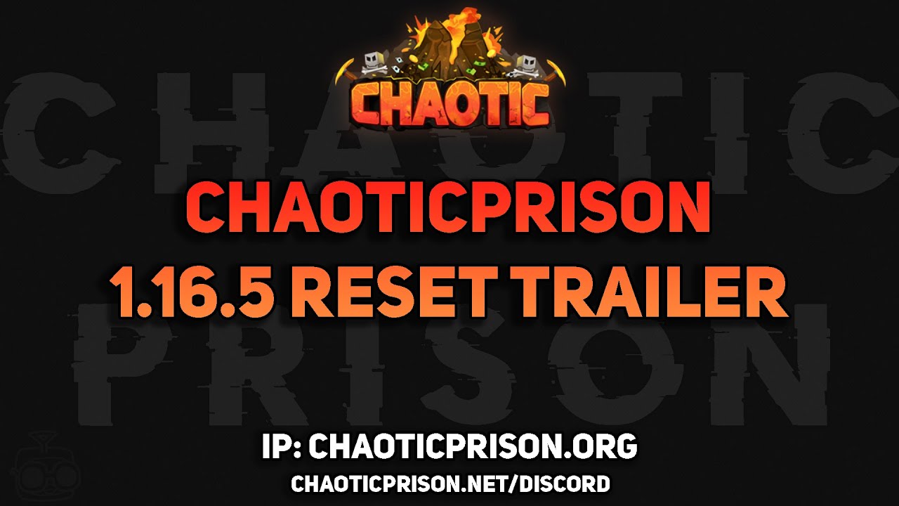 CHAOTIC PRISON - 1.16.5 RESET TRAILER - YouTube