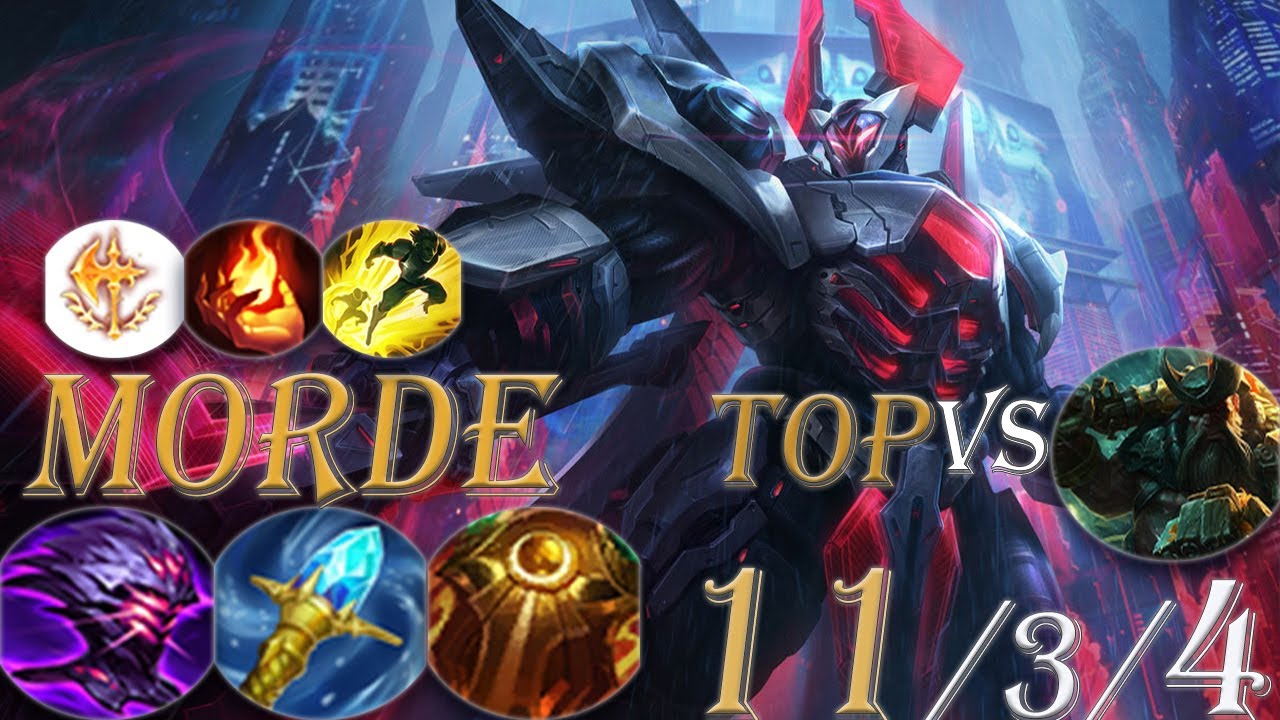 Mordekaiser Top Vs Gankplank, Season 13 Morde. Tank That Can 1 vs 9 ...