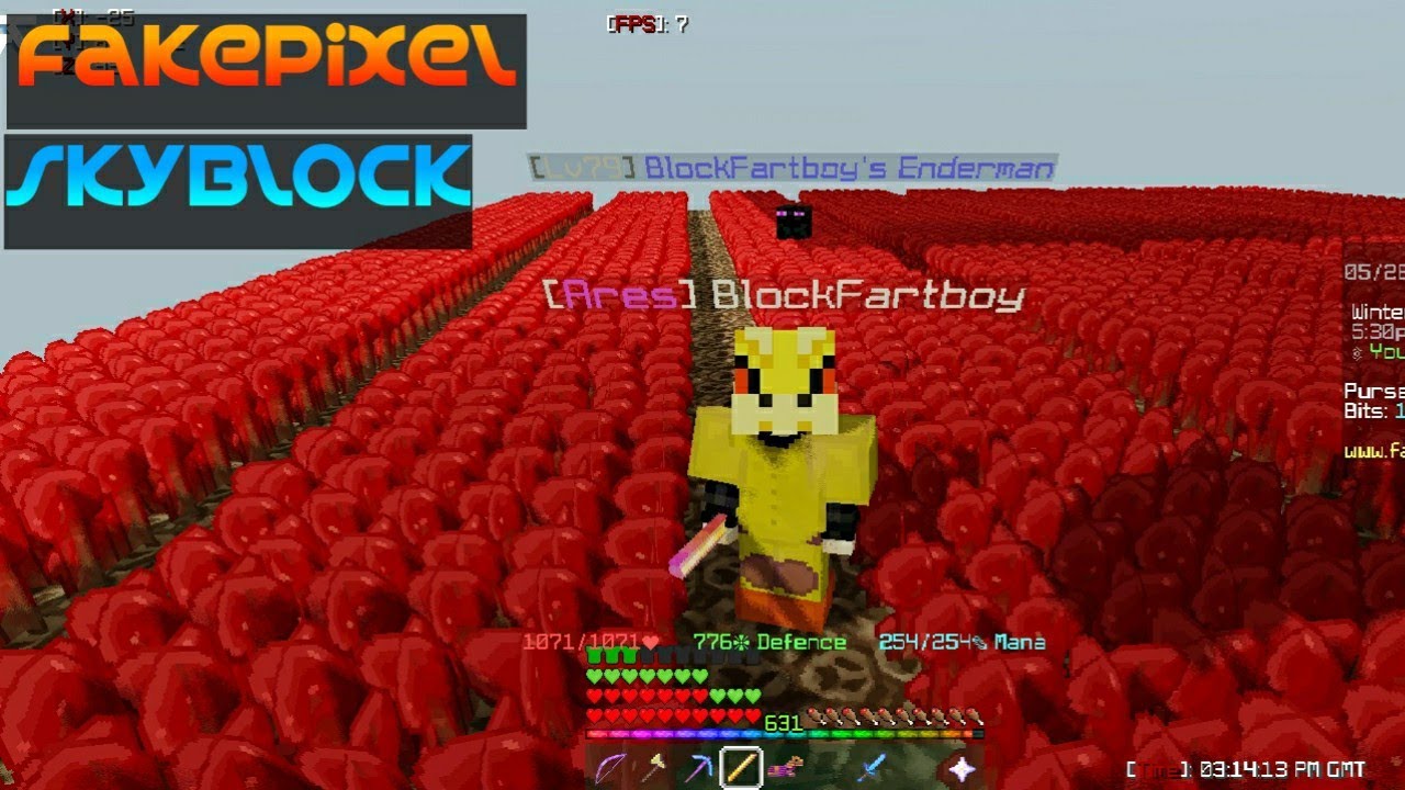 buying builder wand in Fakepixel Skyblock - YouTube