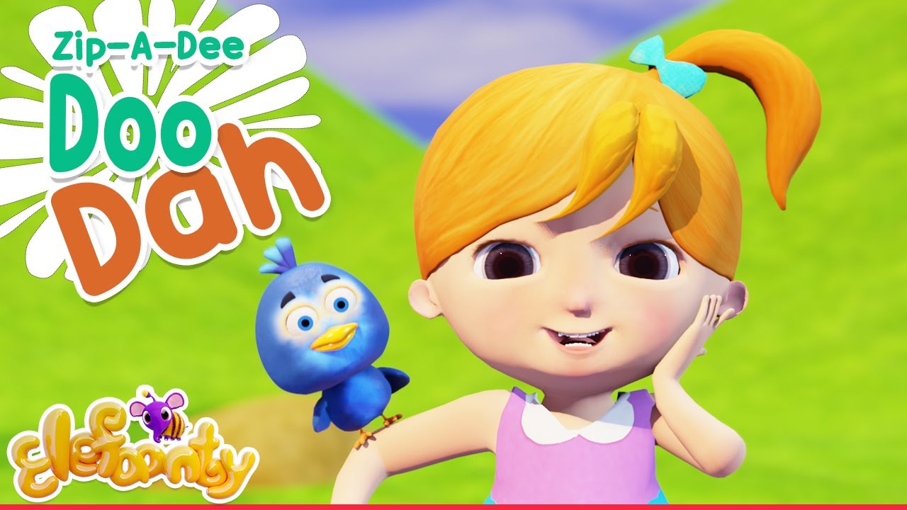 Zip-A-Dee-Doo-Dah | Sing Along Songs for Kids | Elefaanty - YouTube