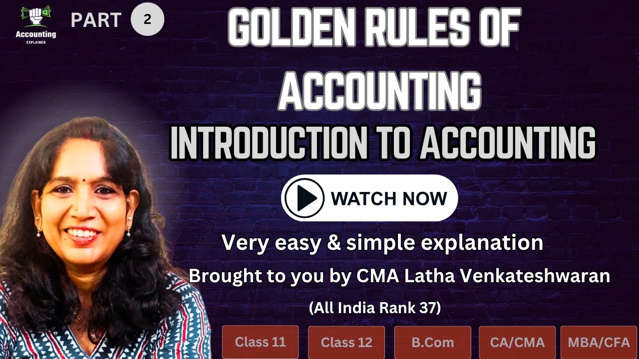 Golden Rules of Accounting with tips and tricks - Ultimate Guide ...