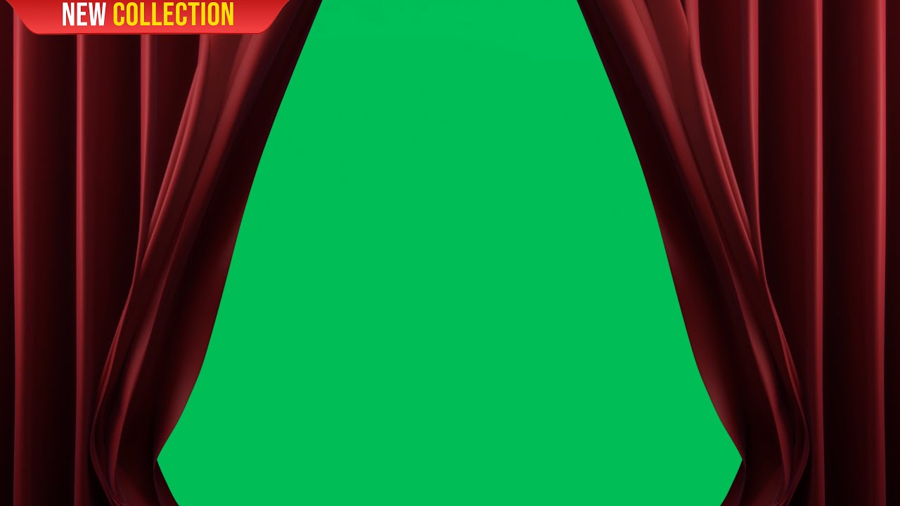 Green Screen Theatre Curtain Animation | 4K | Global Kreators - YouTube