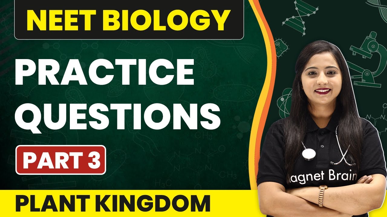 Practice Questions (Part 3) | Plant Kingdom | NEET Biology - YouTube