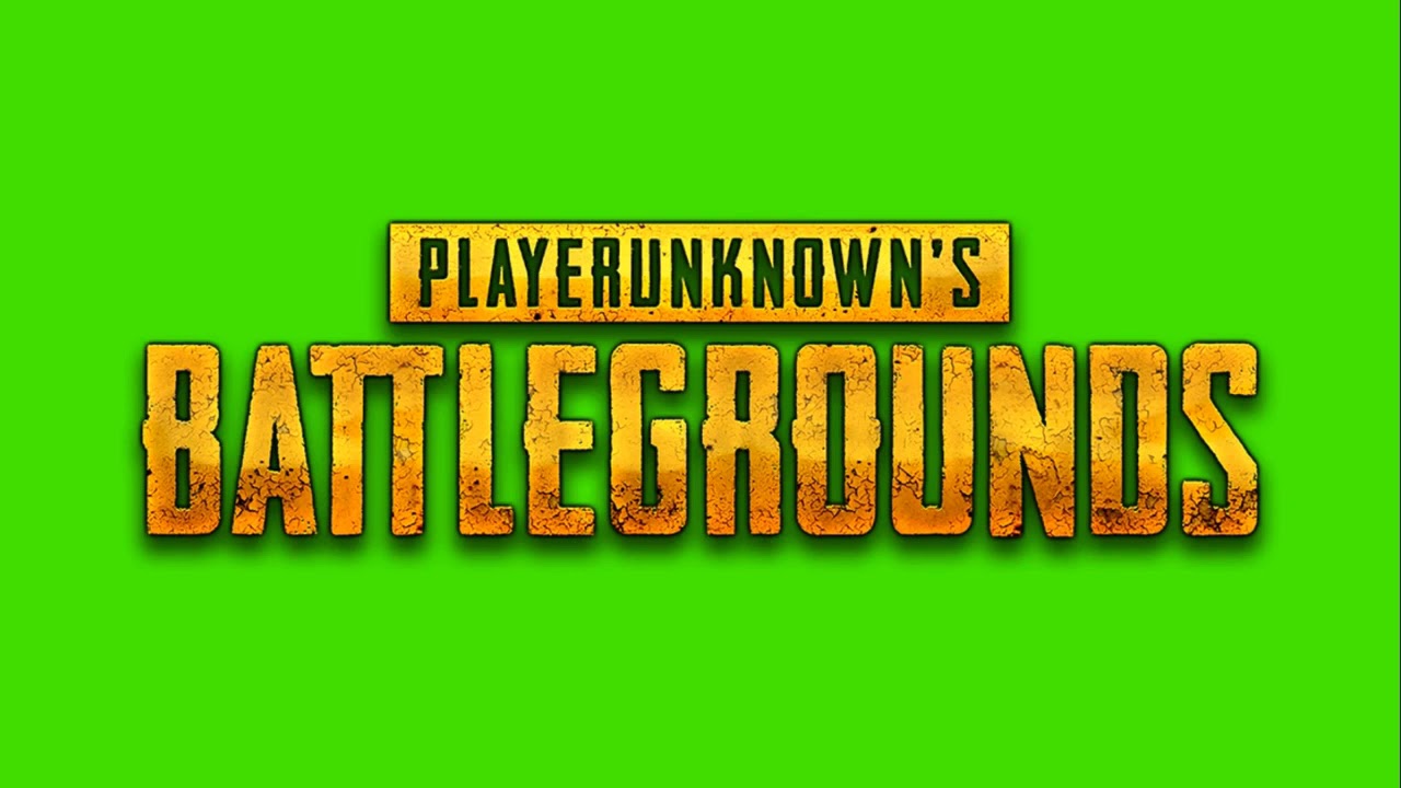 Pubg title in green screen - YouTube