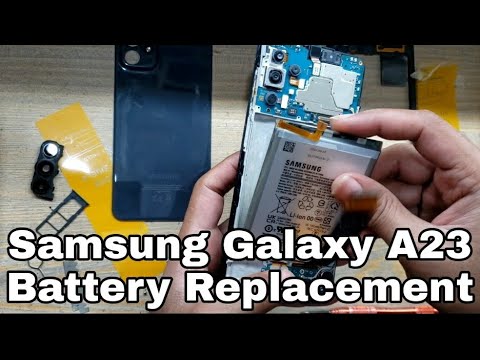 Samsung Galaxy A23 Battery Replacement - YouTube