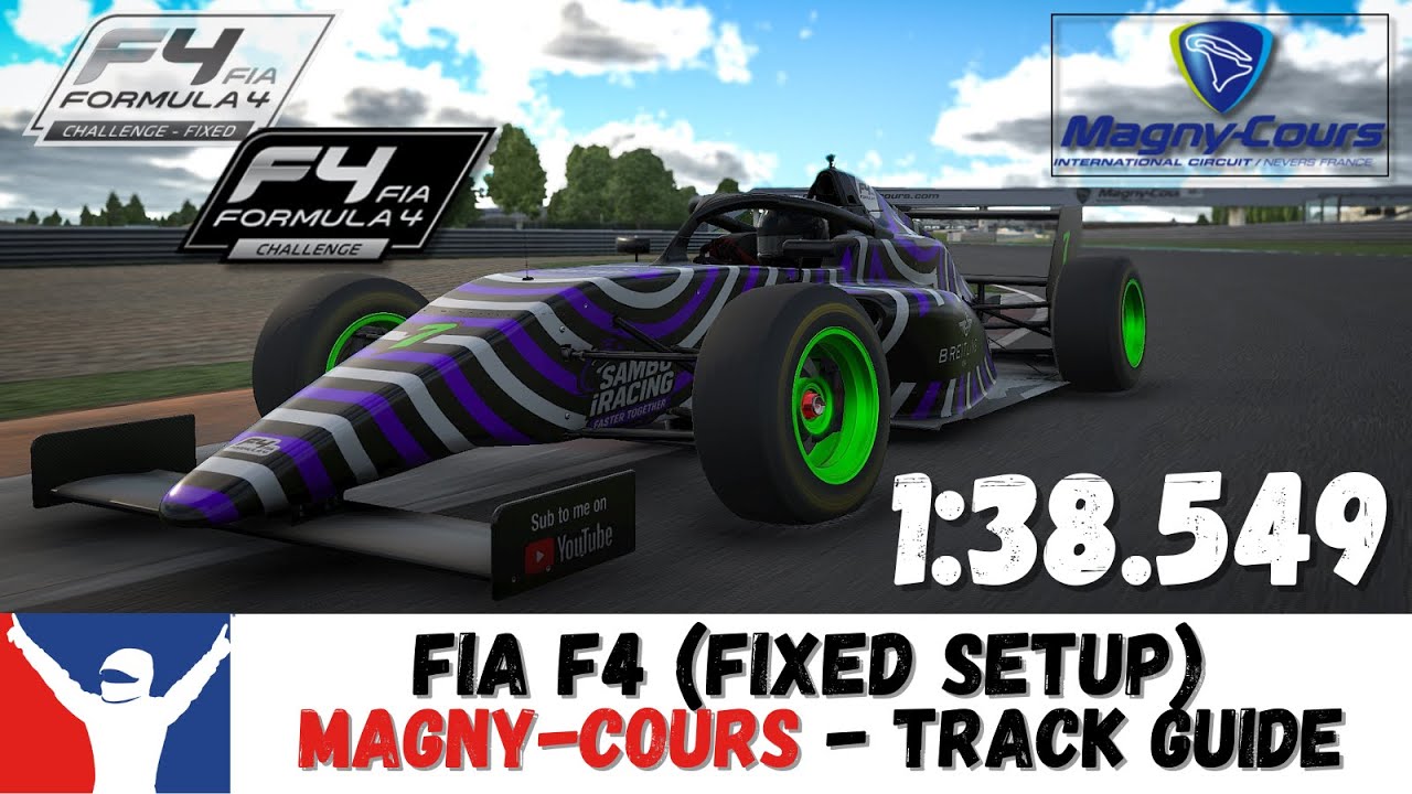 iRacing F4 Magny-Cours - 1:38.549 (Fixed Setup) - Magny-Cours F4 Track ...