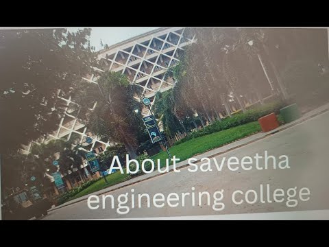 #saveetha Engg College About #placement #chennai Tamilnadu - YouTube