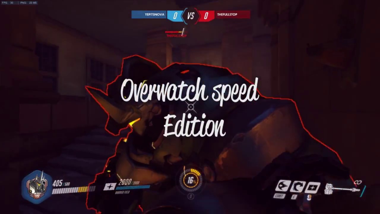 Overwatch speed edition - YouTube