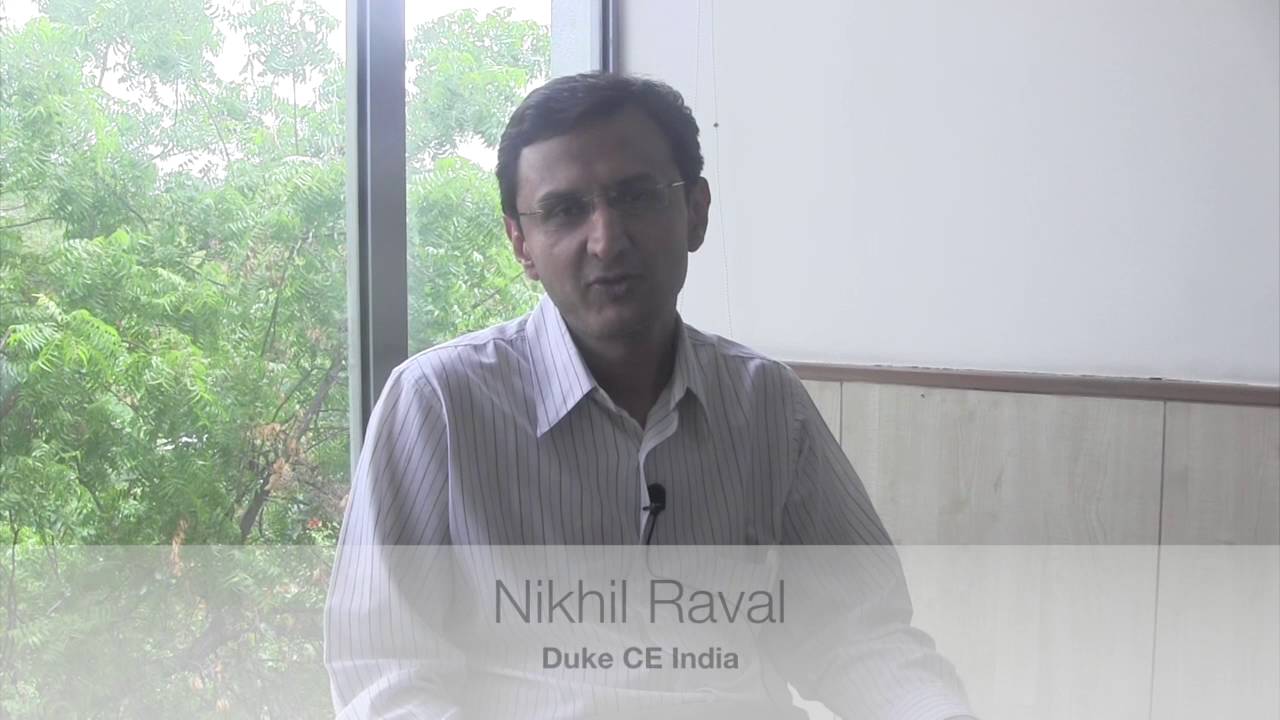 Nikhil Raval Duke CE India - YouTube