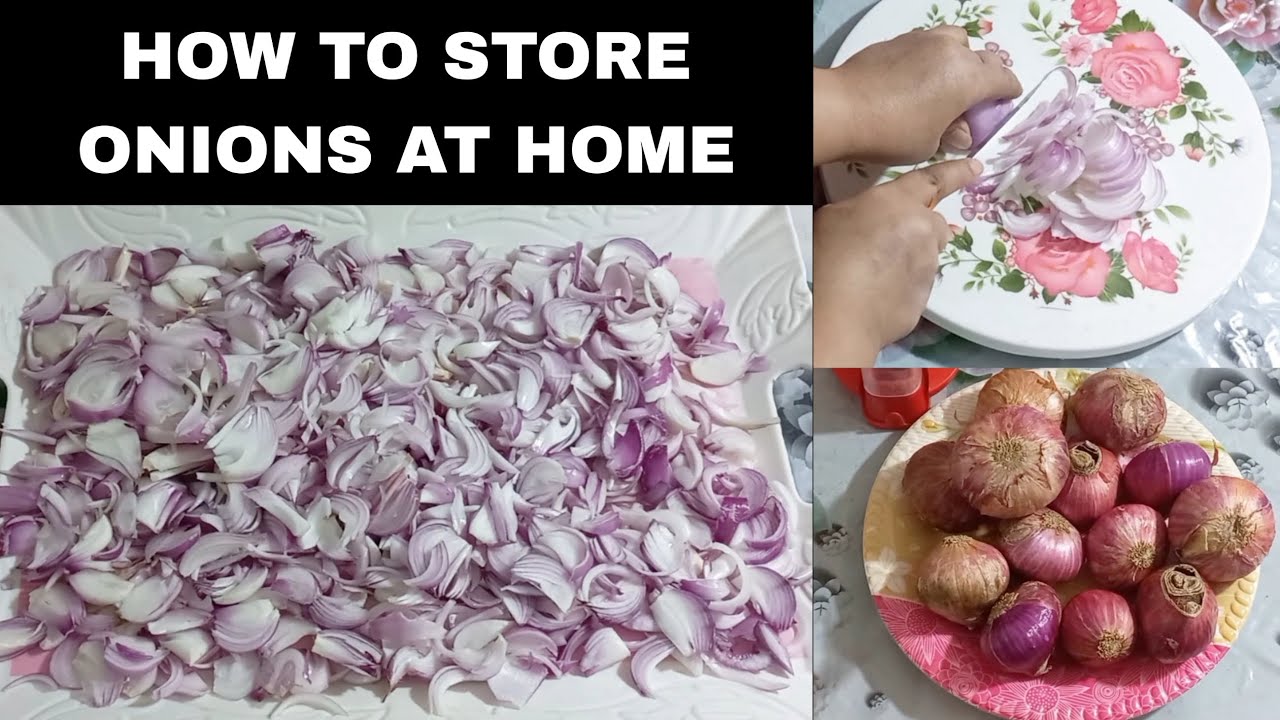 HOW TO STORE ONIONS AT HOME | BY COOKING_WITH_NAZ - YouTube