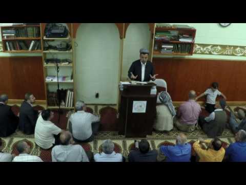 Xutbe by Omer Kucher at Salahadeen Center.