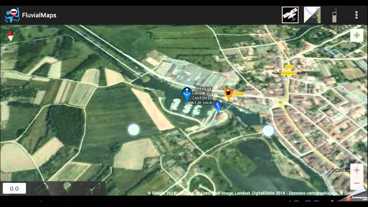 Fluvial Maps - Aide a la navigation fluviale - YouTube