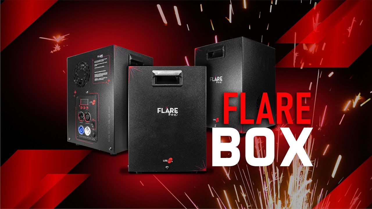 Máquina de chispas Flare Box - YouTube