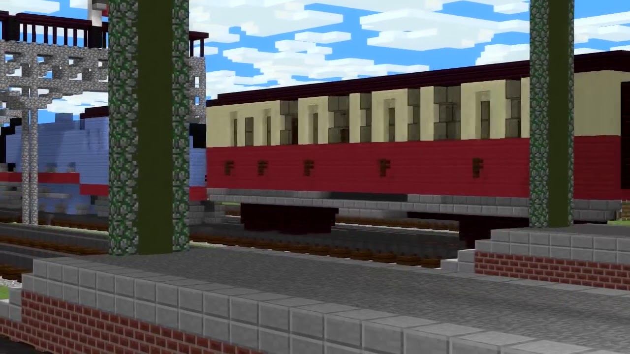 Minecraft Thomas the Tank Engine Animation - YouTube