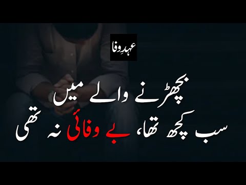 Naseer Turabi Woh Humsafar Tha Whatsapp Status Poery || Ehd e Wafa Poetry