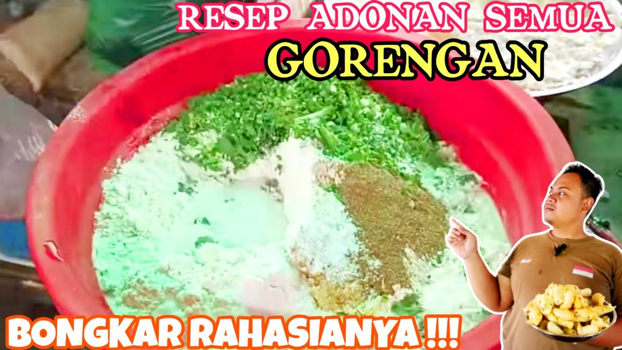 RENYAH GURIH 😍😍😍 RESEP ADONAN GORENGAN RENYAH TAHAN LAMA‼️UNTUK SEMUA ...