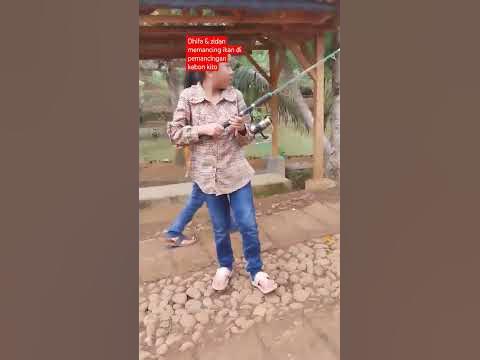 Memancing ikan di pemancingan kebon kito, aktifitas dhifa #shorts #memancing #aktifitas - YouTube