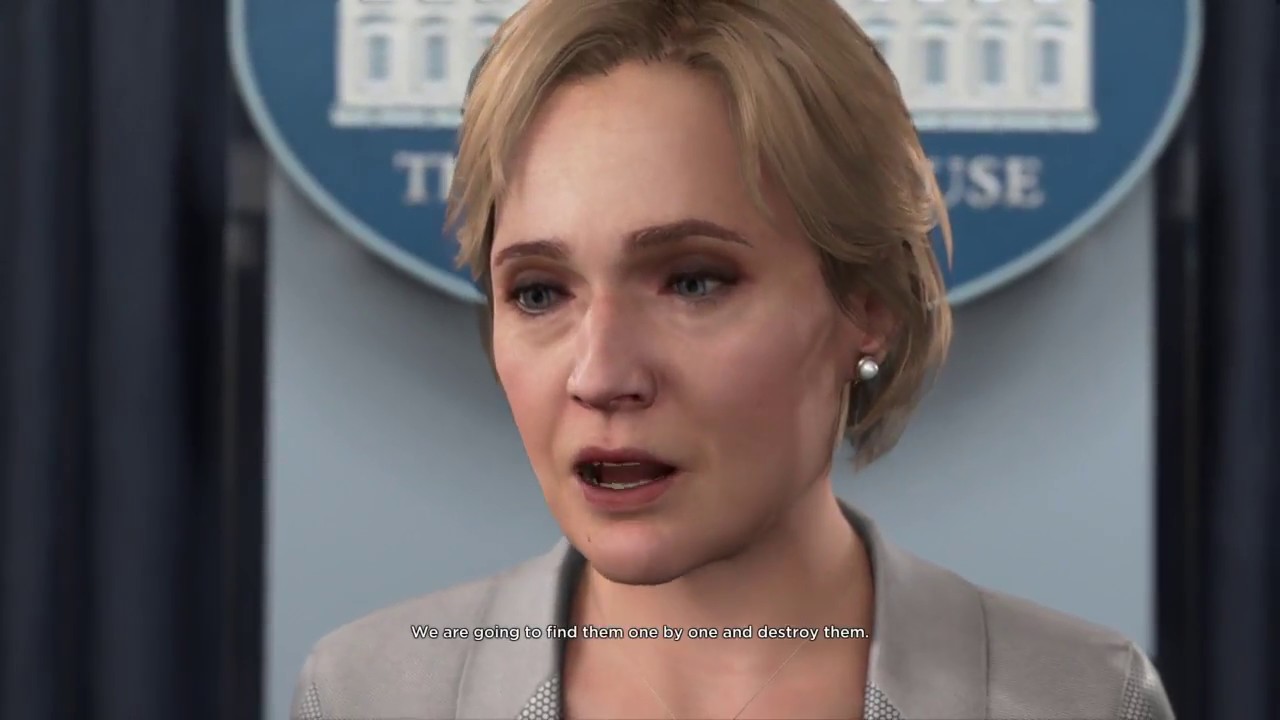 Detroit: Become Human President Warren - YouTube