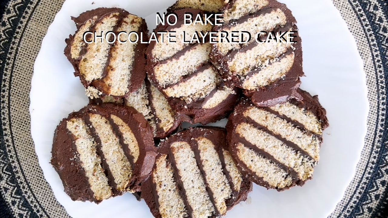 NO BAKE DIGESTIVE BISCUITS CHOCOLATE LAYERED CAKE NO OVEN l NO BAKE ...