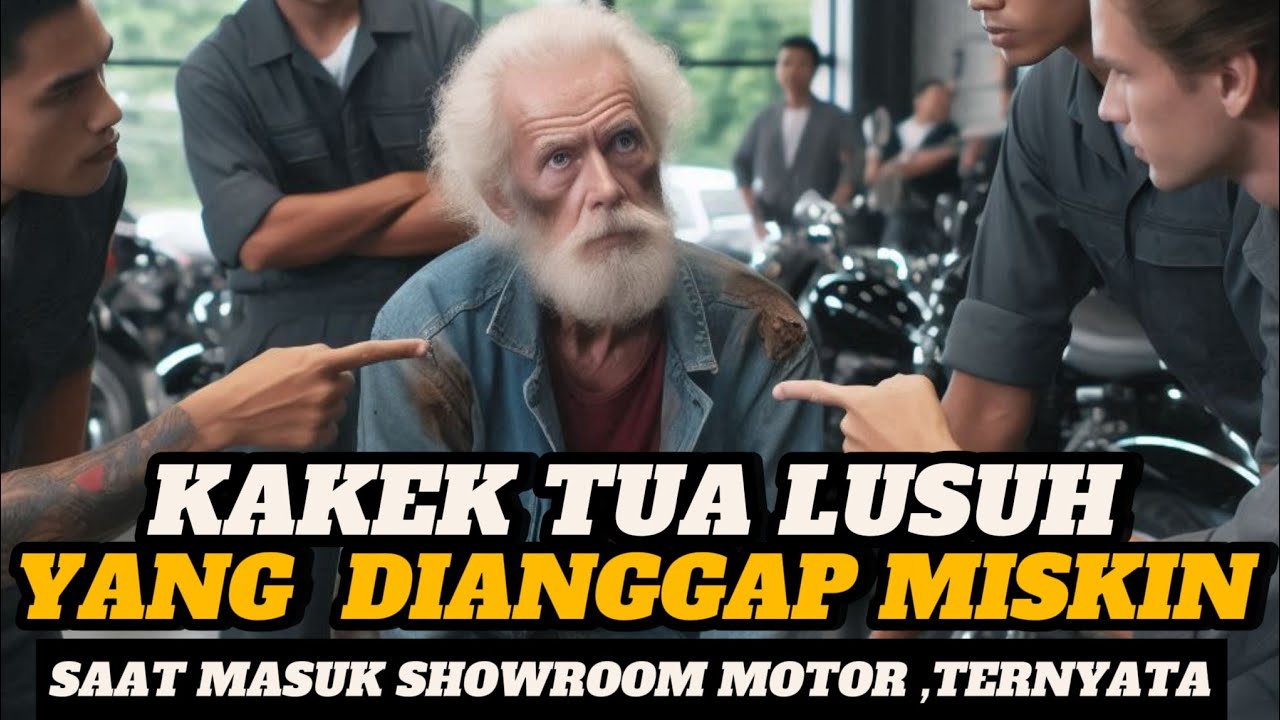 KISAH NYATA! KAKEK TUA LUSUH DITERTAWAKAN DISHOROM MOTOR, BALASAN KAKEK ...