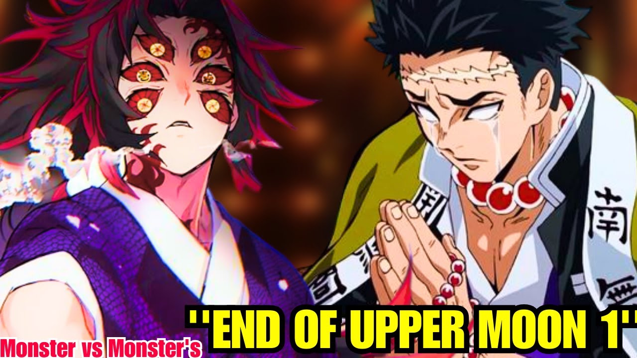 END OF UPPER MOON 1 | Kokushibou vs Gyomei best fight of Demon Slayer ...