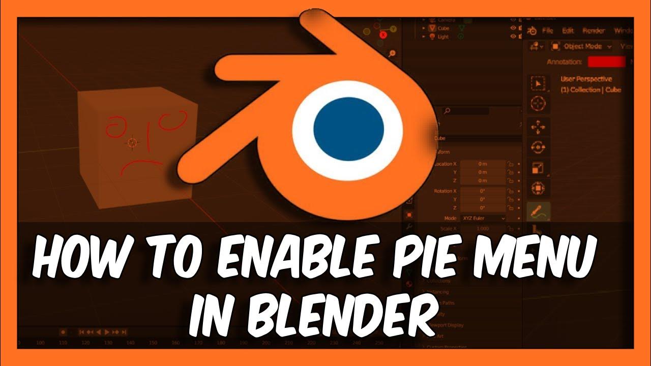 Blender 3.6 Tutorial: How To Enable Pie Menu In Blender - YouTube