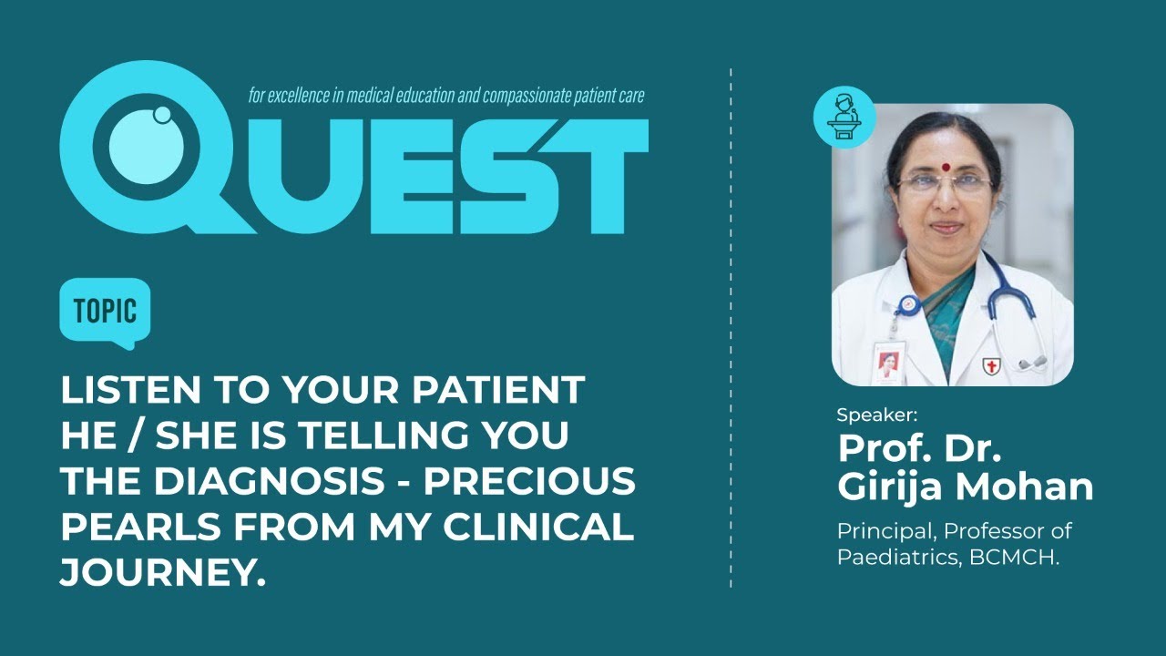'Listen to your patient - Precious pearls from my clinical journey' by ...