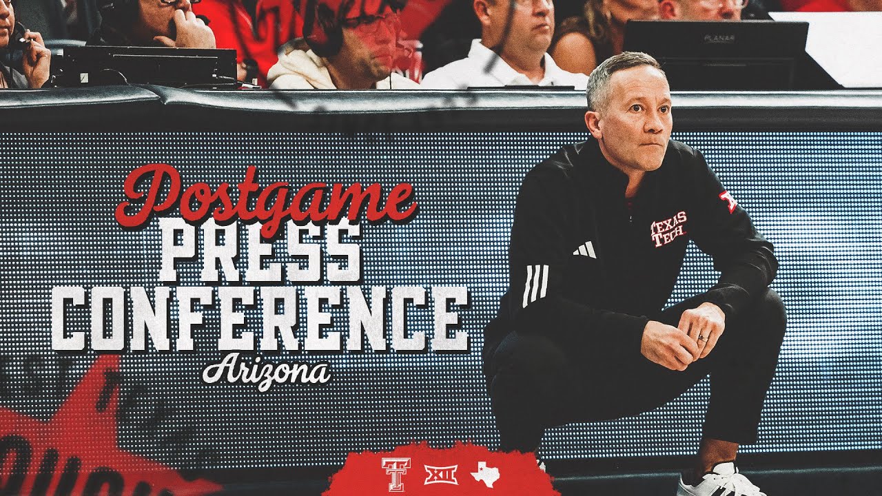 Texas Tech Basketball vs. Arizona: Postgame Press Conference | Feb. 8 ...