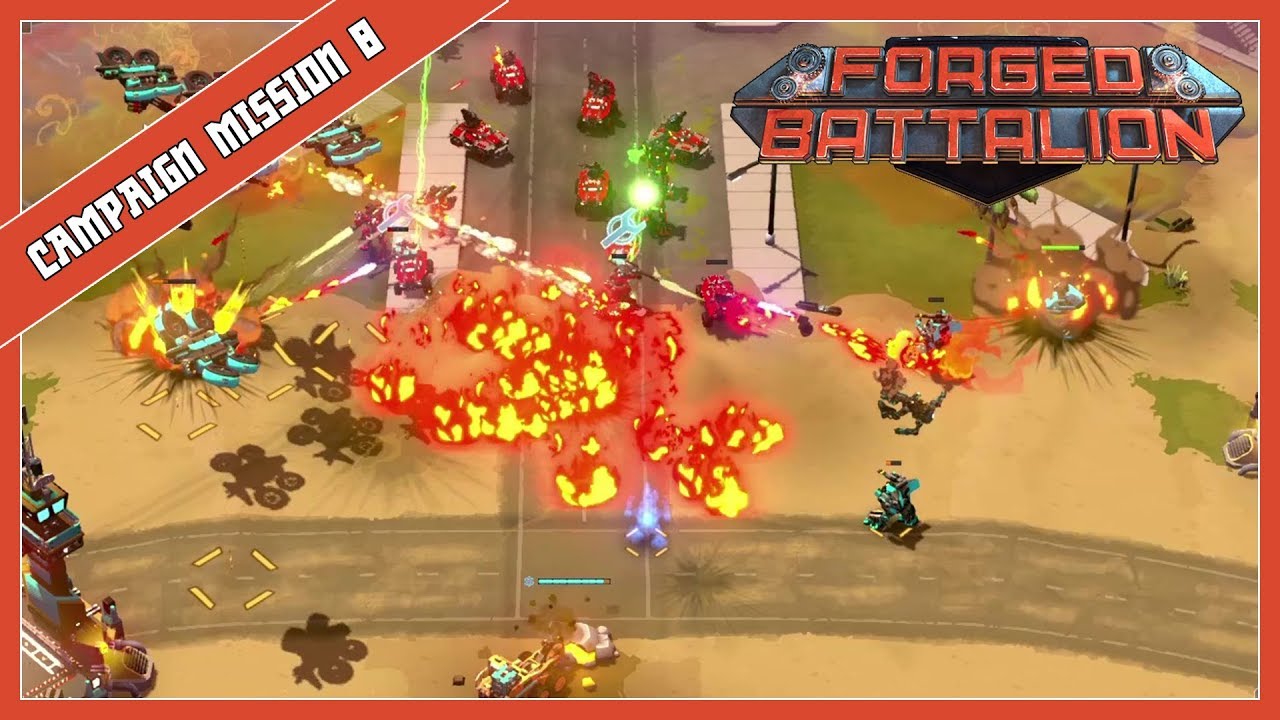 Forged Battalion - Campaign Mission 8 | A C&C like RTS game - YouTube