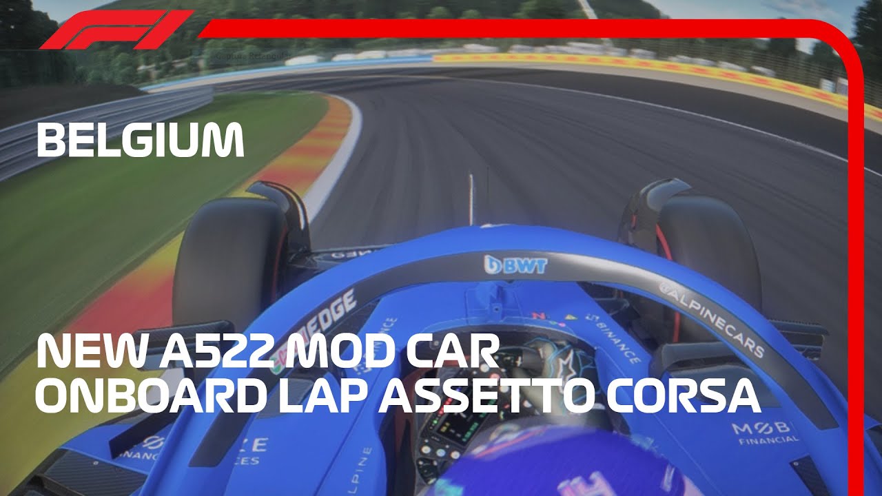NEW ALPINE F1 CAR MOD FOR ASSETTO CORSA - YouTube