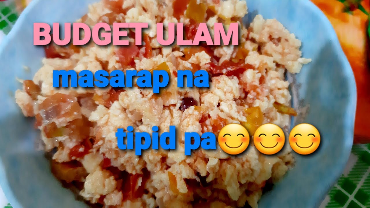 BUDGET ULAM: 40 pesos lang may ulam ka na😋😋😋 - YouTube