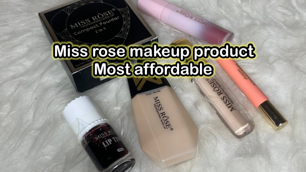 Miss Rose makeup review | Most affordable makeup | honest review - YouTube