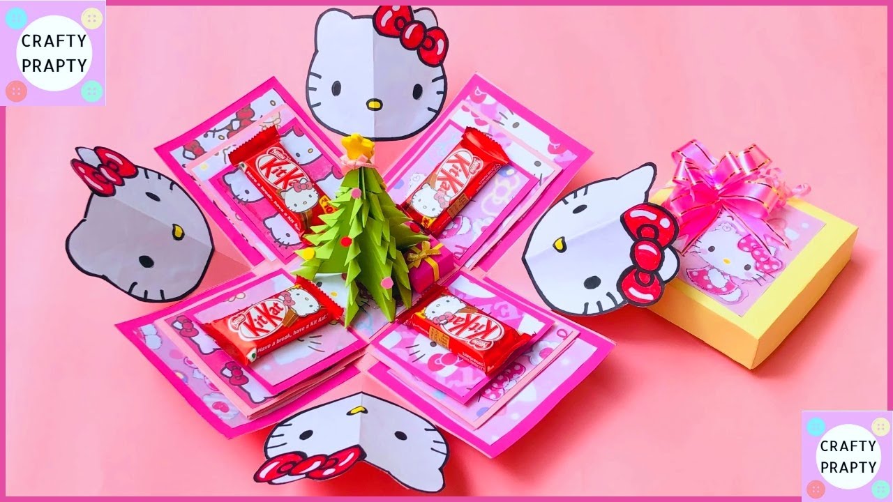 DIY : Christmas Explosion Box | Christmas Gift Box | Xmas Gift Ideas ...