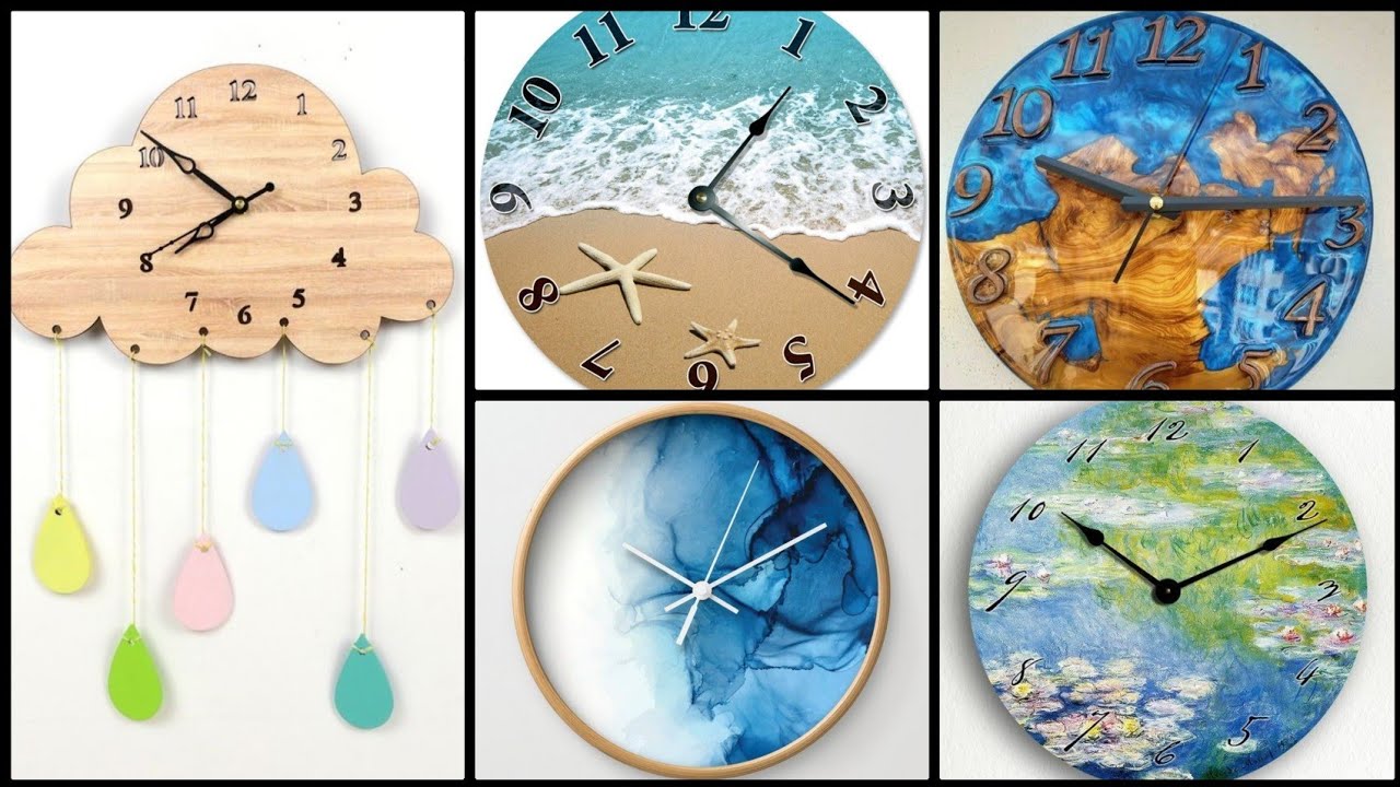 30 3D Painting Wall Clocks Designs For Walls||By Etsy - YouTube