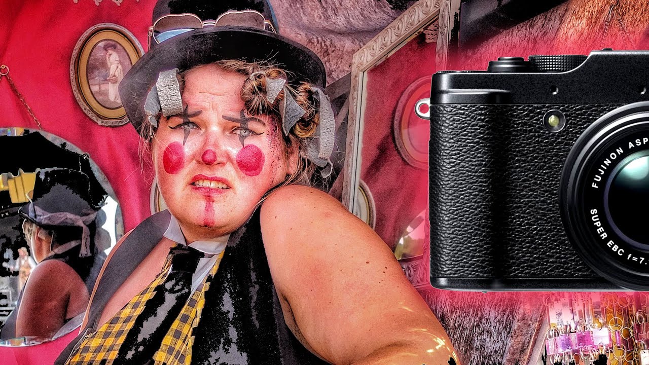 Portrait photography with the legendary FUJI X10 camera - YouTube