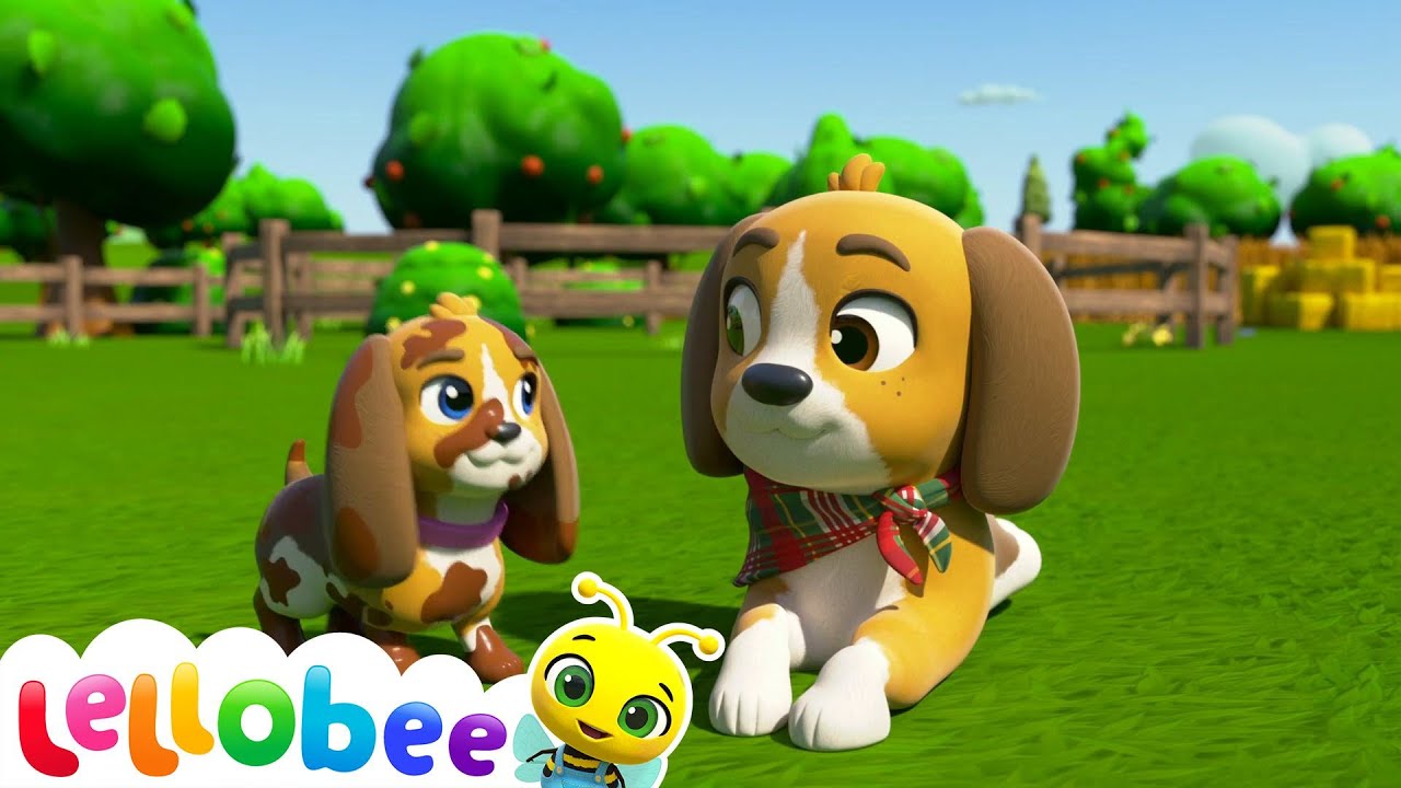 Puppy Song | Boo Boo Kids - Nursery Rhymes & Kids Songs | Lellobee ...