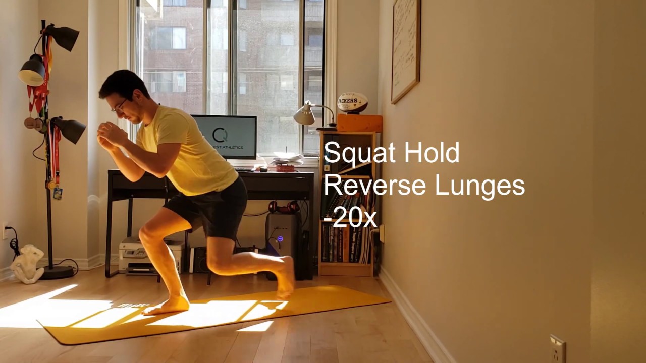 Lower Body & Core Quarantine at Home Workout No Equipment Needed - YouTube