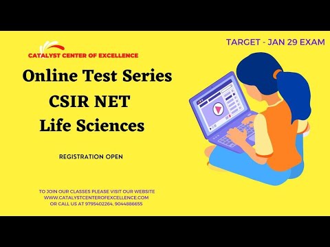CSIR NET Life Sciences - Online test series by CATALYST - YouTube