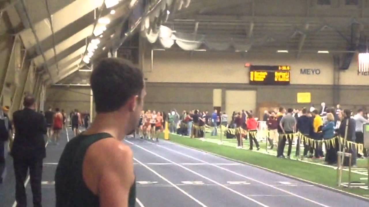 2015 Notre Dame Track Invite Mile Heat 2 - YouTube