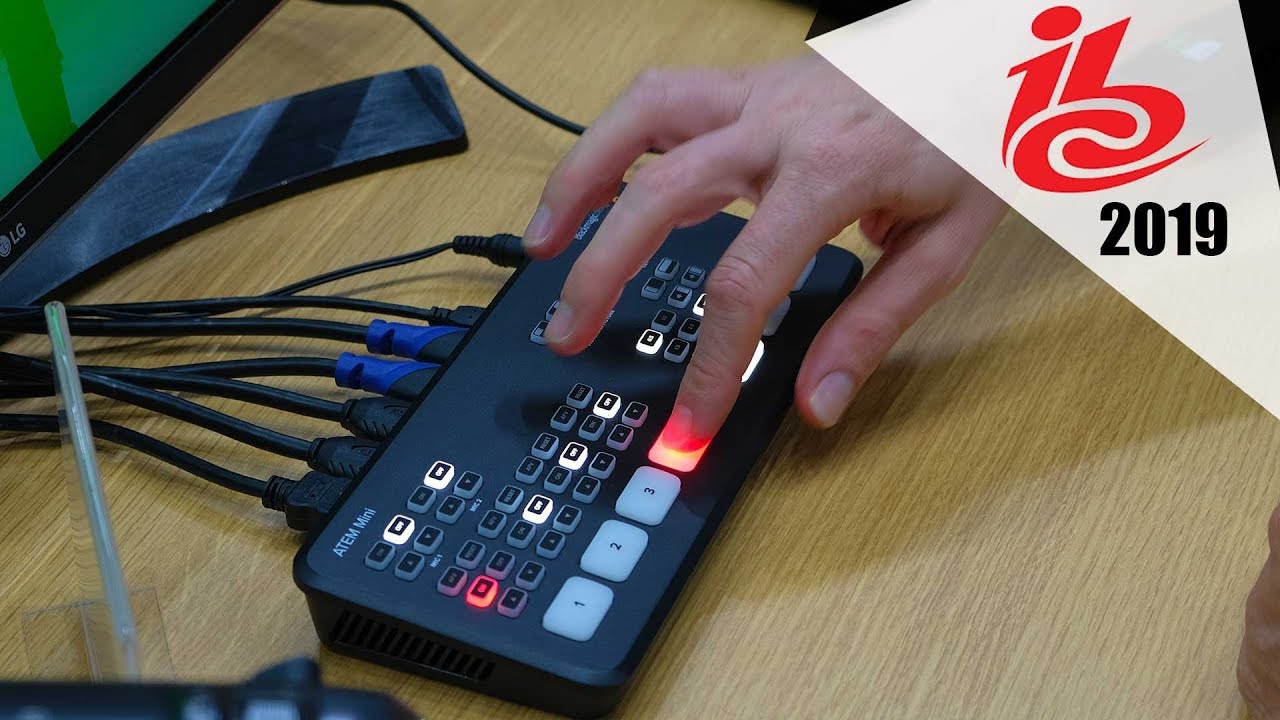 Blackmagic ATEM MINI | IBC 2019 - YouTube