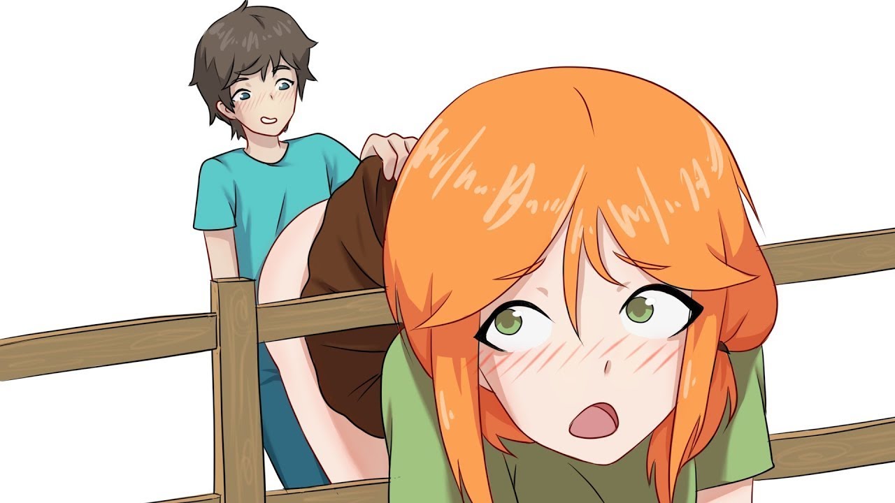 First Meet Alex And Steve Minecraft Anime Ep4 Youtube