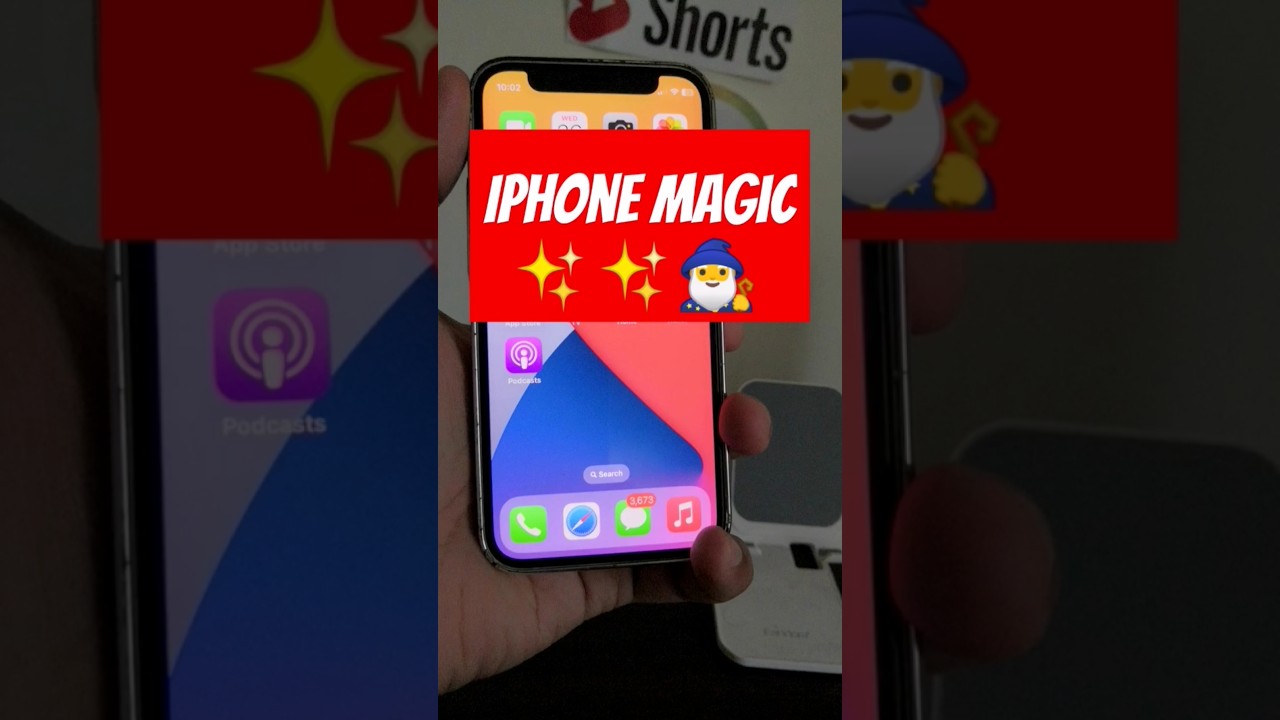 Iphone magic trick that you must not miss #viral #shorts #iphone - YouTube