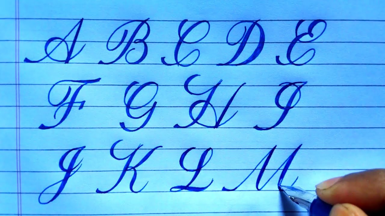 Italian Calligraphy Font Capital Letters | Handlettering | Rua sign ...