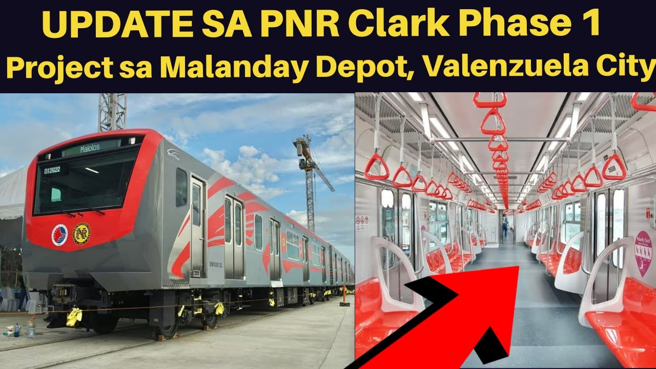 Update PNR Clark Phase 1 Project sa Malanday Depot, Valenzuela City ...