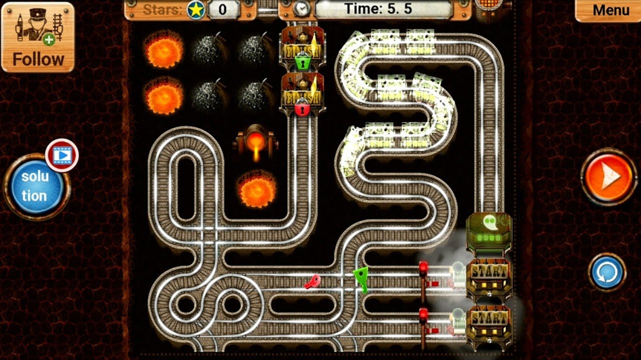 Rail Maze 2 Unstoppable Gameplay - Train Puzzle Game - Android Gameplay ...