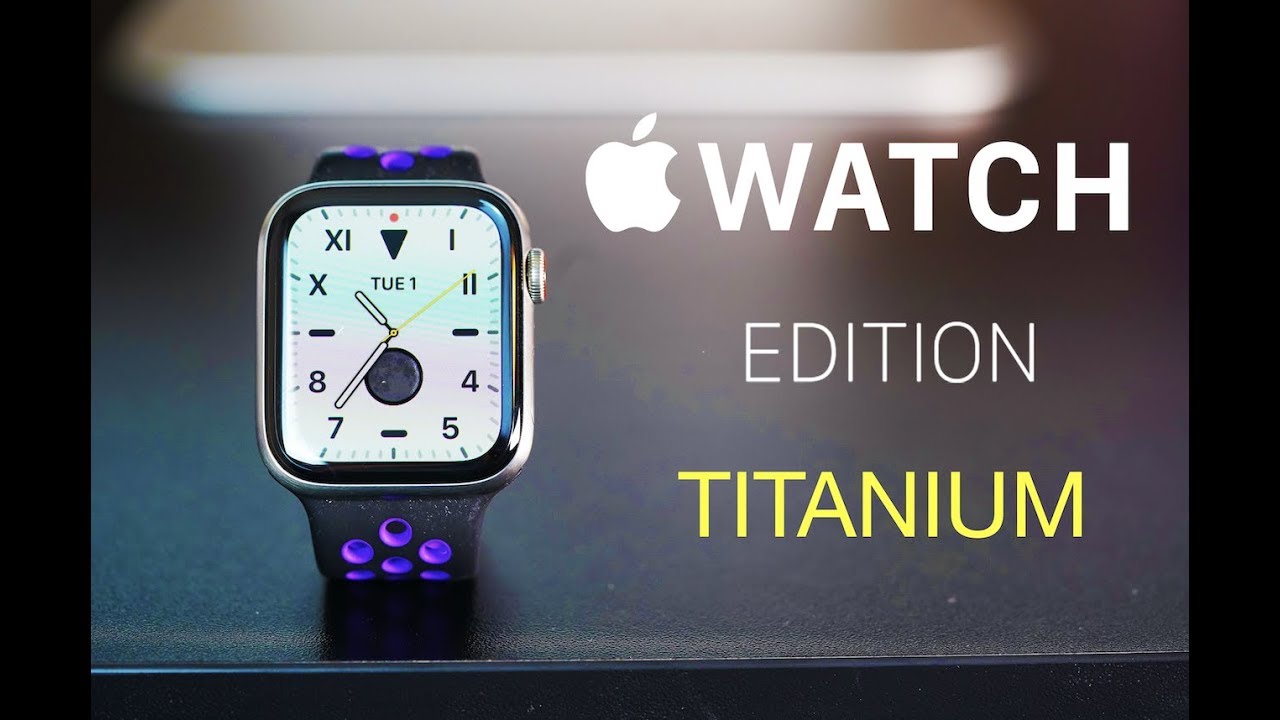 Apple Watch Edition Series 5 Titanium ASMR Unboxing and Review ...