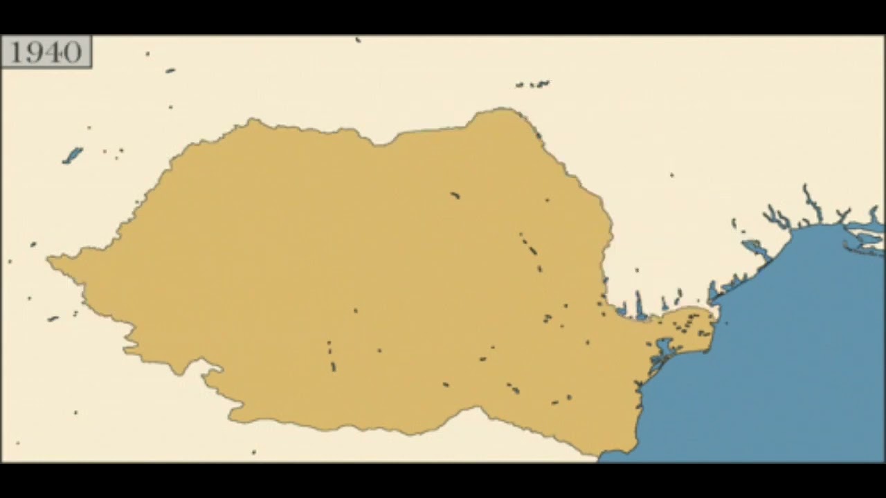 History of Romania 1850-1948 In just 12 seconds - YouTube