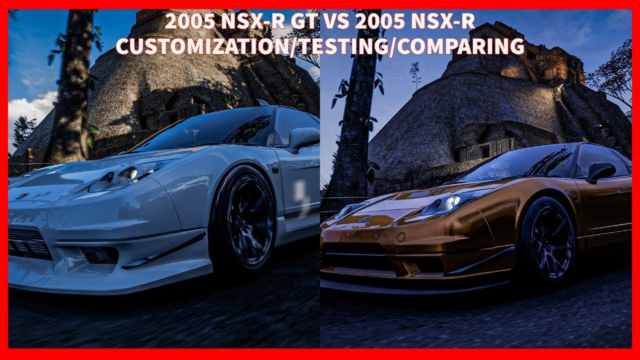 [FH5] 2005 NSX-R GT VS 2005 NSX-R Customization/Testing/Comparing - YouTube