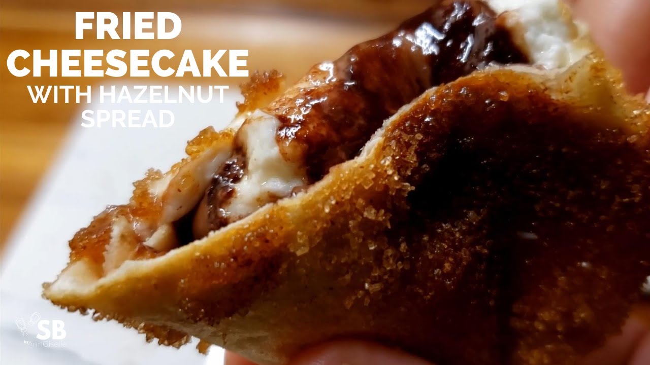 Easy Fried Cheesecake with Hazelnut Spread (Air Fryer) | Receta fácil ...